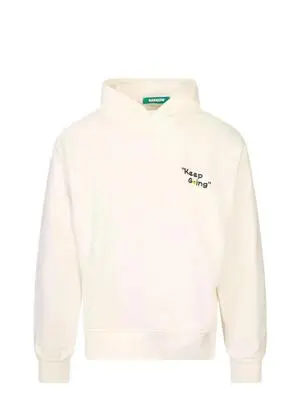 BARROW Keep Going Print Hoodie - Neutrals