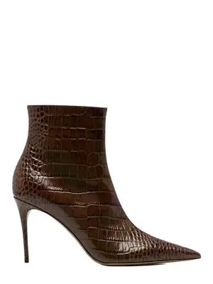 PARIS TEXAS Vera Leather Ankle Boots