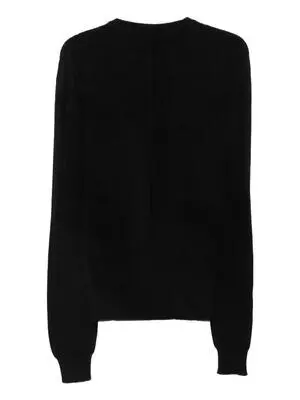 Rick Owens Ribbed-knit Fisherman Sweater - Black