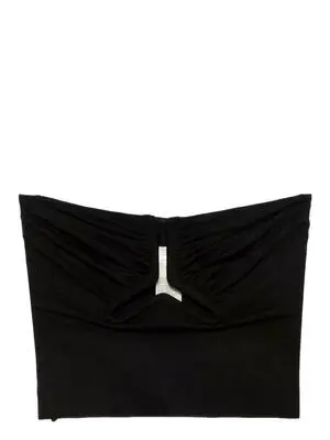 Rick Owens Alannah Cut-out Bustier Top Black