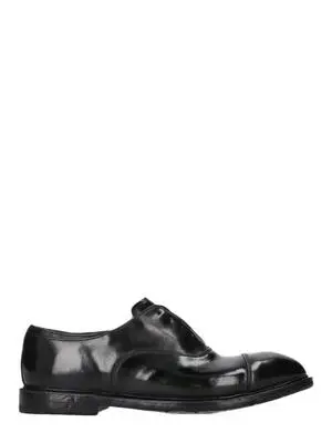 Premiata Cordovan Leather Oxford Shoes - Black