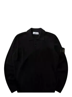 Stone Island 5100018 Light Rws Geelong Wool Jumper - Black