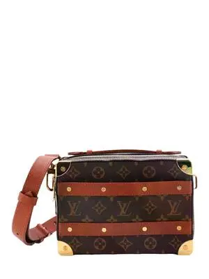 LOUIS VUITTON X Nba Handle Trunk Bag Monogram Canvas Crossbody Bag - Brown