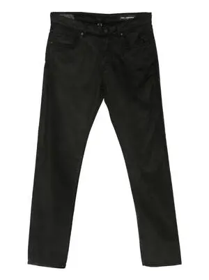 Karl Lagerfeld Mid-waist Jeans - Black
