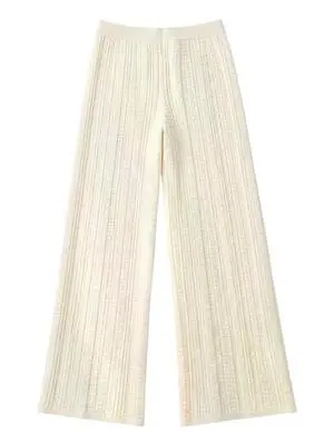TWINSET Cable-knit Palazzo Pants - Neutrals