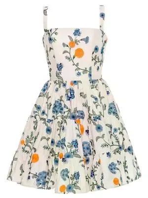 Agua Bendita Lima Brisa Mini Dress - Neutrals