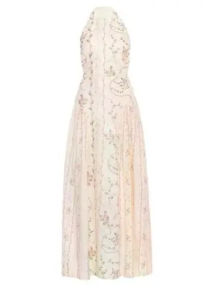 Agua Bendita Balsa Navegante Maxi Dress - Neutrals