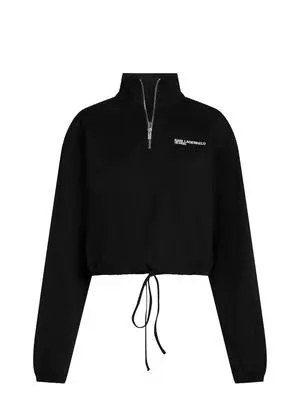 Karl Lagerfeld Half-zip Sweatshirt - Black