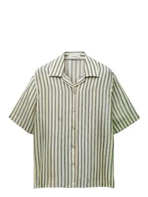 VERSACE Printed Silk Twill Shirt