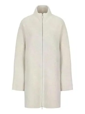 Peserico Peserico Sequin Embellished Oversized Coat Neutrals
