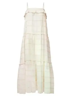 DRYKORN Nivela Tiered Ruffled Maxi Dress - Neutrals