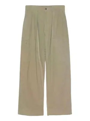 Nanamica Silk-nep Twill Trousers - Green