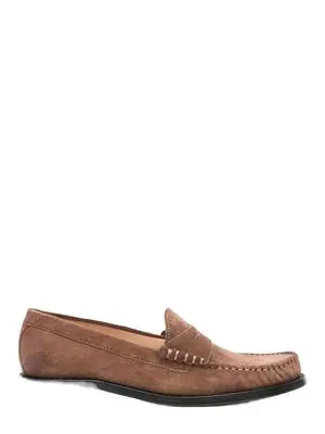 STUART WEITZMAN Stuart Weitzman Lottie Suede Loafers Brown