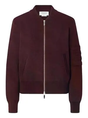 Thom Browne 4-bar Milano-stitch Bomber Jacket - Red