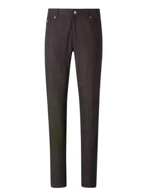 Marco Pescarolo Nerano Logo-plaque Slim-fit Jeans - Grey