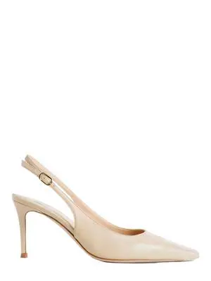 Roberto Festa Atlante Slingback Heeled Pumps - Neutrals