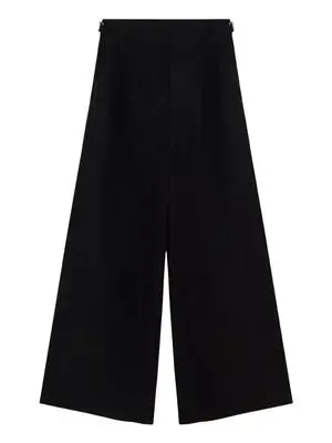 Simkhai Leroy Pleated Wide-leg Trousers - Black