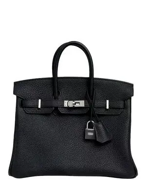 Hermès 2025 Birkin 25 Handbag Black