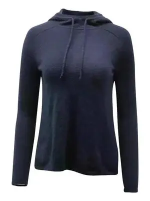 Theory Hooded Drawstring Sweater - Blue
