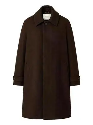 RETORI Retrodi Detachable Knit-collar Coat - Brown