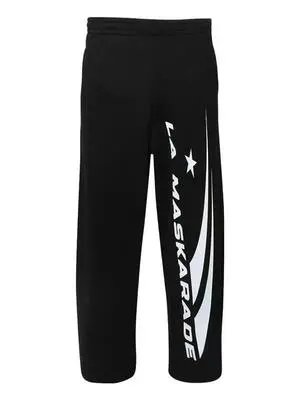 LA MASKARADE Logo-print Track Pants - Black