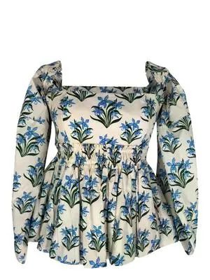 AGUA BENDITA Manzanilla Floral-print Top