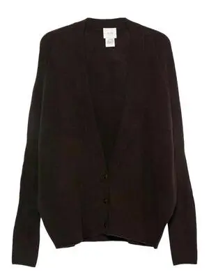 ALYSI Button-fastening V-neck Cardigan - Brown