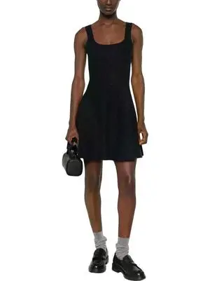 Maje Rhinestone-embellished Sleeveless Mini Dress - Blue