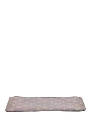 LOUIS VUITTON Monogram Canvas Large Pouch - Brown