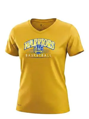 Nike X Nba Golden State Warriors V-neck T-shirt - Yellow