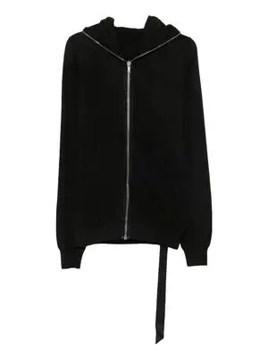Rick Owens Gimp Zip-up Hoodie - Black