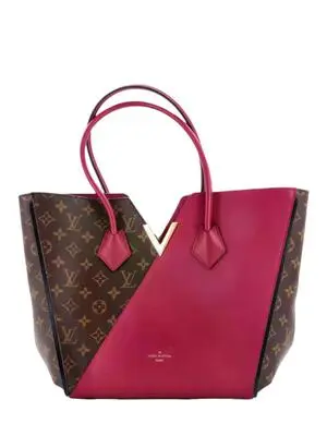 LOUIS VUITTON Monogram Canvas And Leather Mm Tote Bag - Brown