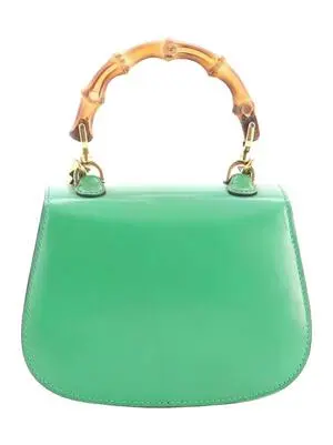 Gucci Gucci Bamboo 1947 Mini Top Handle Bag Green
