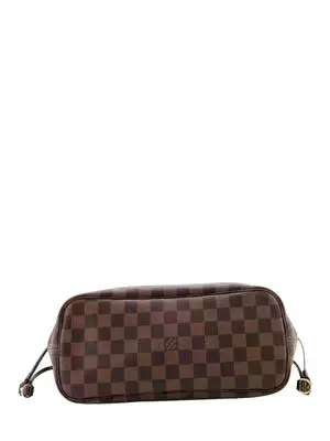 LOUIS VUITTON Neverfull Damier Pm Tote Bag Brown