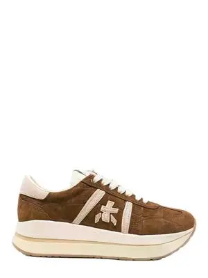 Premiata Bethcoin Logo-patch Sneakers - Brown