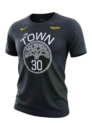 Nike X Nba Golden State Warriors Stephen Curry Graphic T-shirt - Black