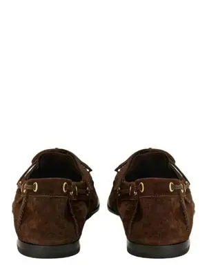 TOM FORD TOM FORD Lace-Up Suede Boat Shoes