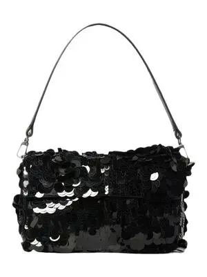 Staud Sequin-embellished Tote Bag - Black
