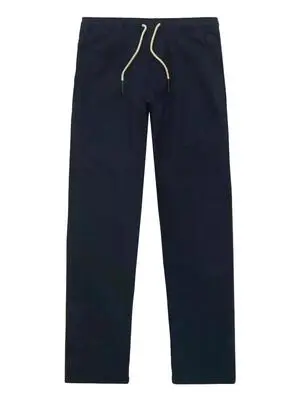 OAS Company Drawstring Straight-leg Trousers - Blue