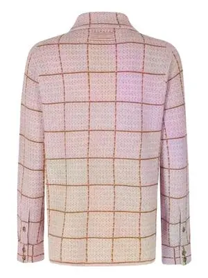 Guest In Residence Check Pattern Shirt - Pink