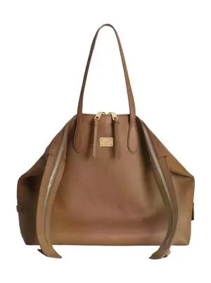 Dolce & Gabbana Vittoria Shoulder Bag In Calfskin Neutrals