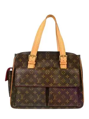 LOUIS VUITTON 2003 Multipli Cite Monogram Canvas Tote Bag - Brown