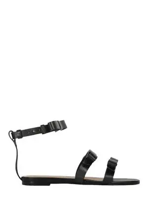 Red Valentino Bow-detail Ankle-strap Sandals - Black