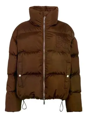 Dsquared2 Upside Down Puffer Jacket - Brown