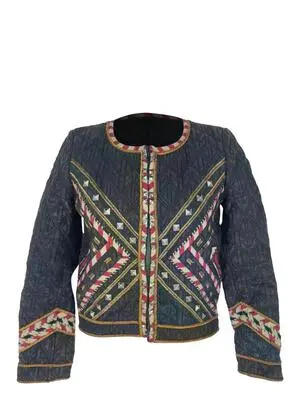 ISABEL MARANT VINTAGE Hippo Embroidered Jacket - Black