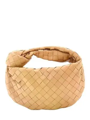 Bottega Veneta Bv Jodie Intrecciato Nappa Mini Hobo Bag Neutrals