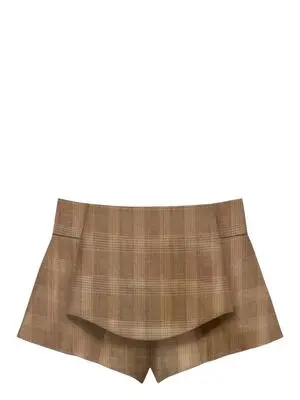 GIVENCHY Givenchy Prince Of Wales Check Layered Shorts