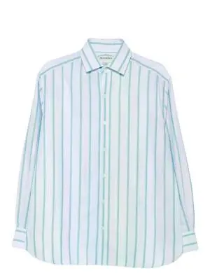 JW Anderson Striped Long-sleeve Shirt - Blue