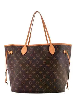 LOUIS VUITTON Louis Vuitton Monogram Canvas Tote Bag Brown