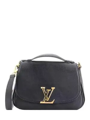LOUIS VUITTON Vivienne Nm Handbag Leather Shoulder Bag - Black